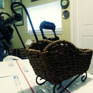 Pier 1 | Accents | Vintage Wicker Display Stand | Poshmark